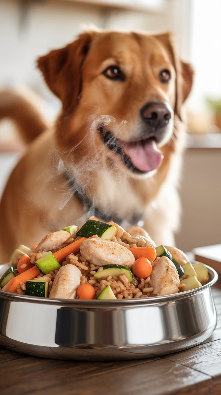 Easy Chicken & Zucchini Stir-fry Homemade Dog Food - Recipe For A ...