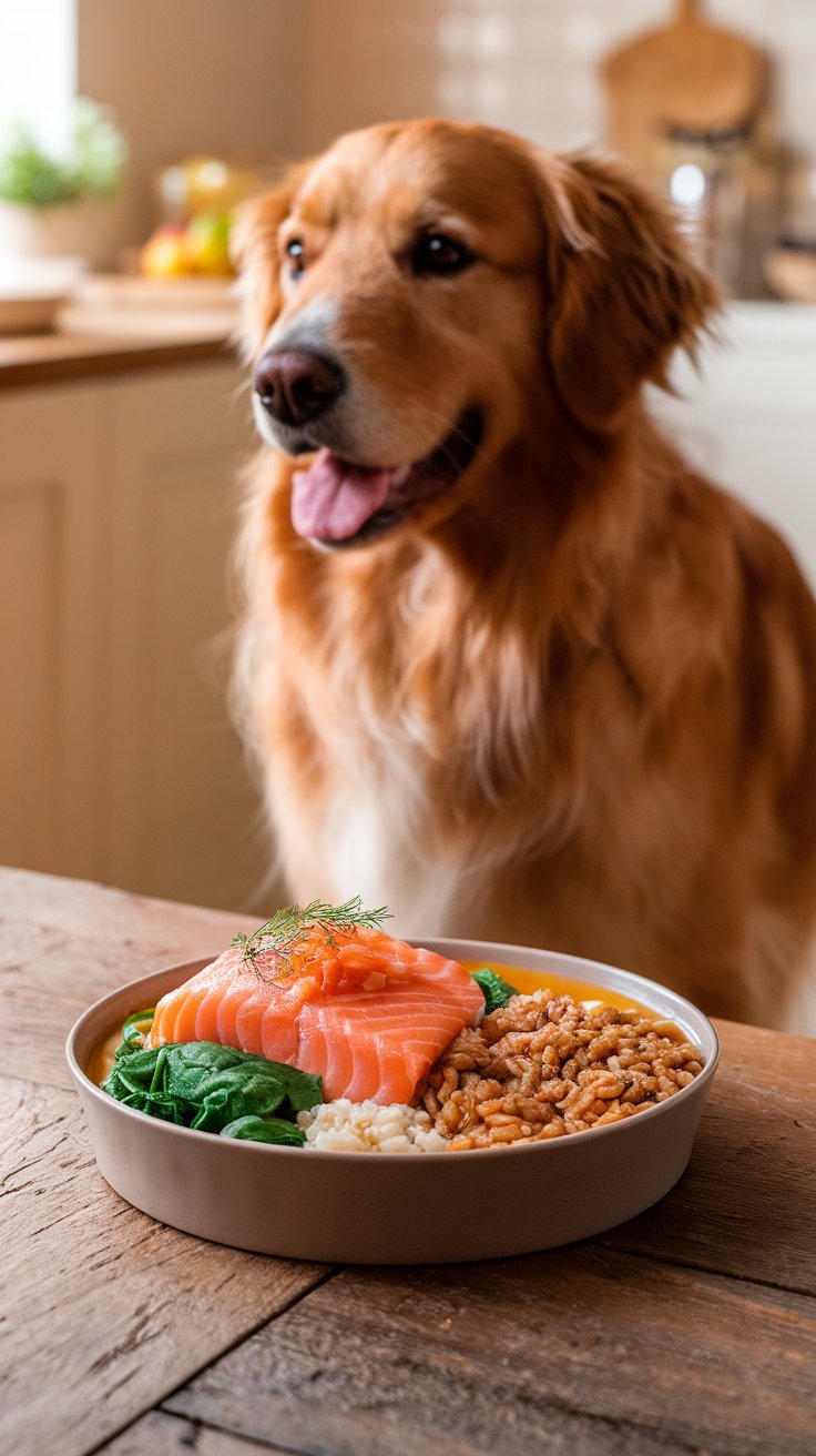 Salmon & Spinach Super Dog Food Recipe - Homemade, Easy, Nutritious ...